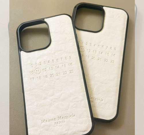 Чехол maison margiela iPhone 16 pro max кожа