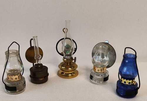Лампы керосиновые старинные игрушечные Германия