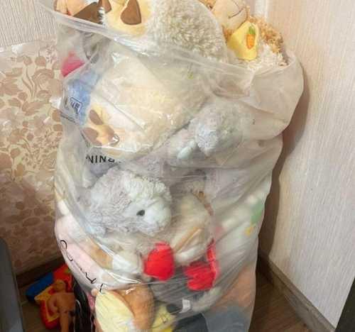 Мягкие игрушки мешком