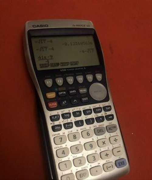 Графический калькулятор casio fx-9860Gii SD