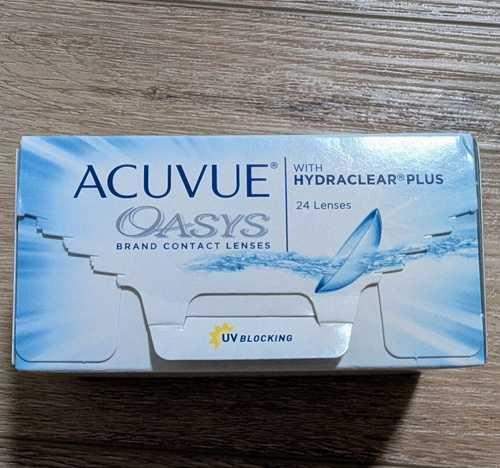 Двухнедельные контактные линзы acuvue oasys -6.0