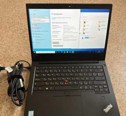 Ноутбук lenovo Thinkpad E480 i3 16Gb RAM 240Gb SSD