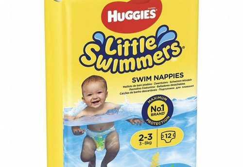 Подгузники для плавания huggies