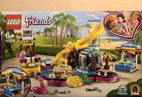 Lego Friends 41374 Вечеринка Андреа у бассейна