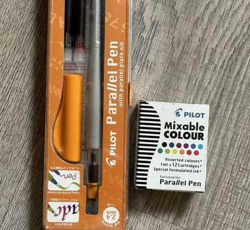 Ручка 2,4 mm, картриджи pilot parallel pen