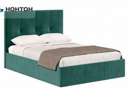 Кровать Марсель велюр зеленый