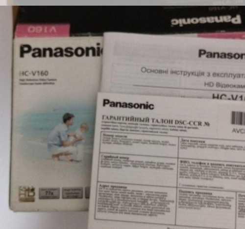 Видеокамера panasonic HC-V160