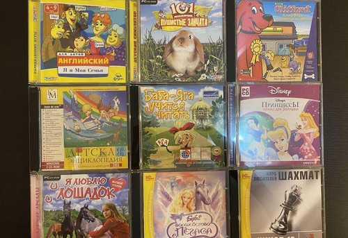 Обучающие развивающие CD-игры для детей