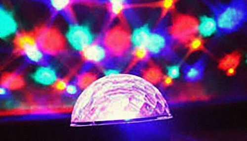 Музыкальный диско шар LED