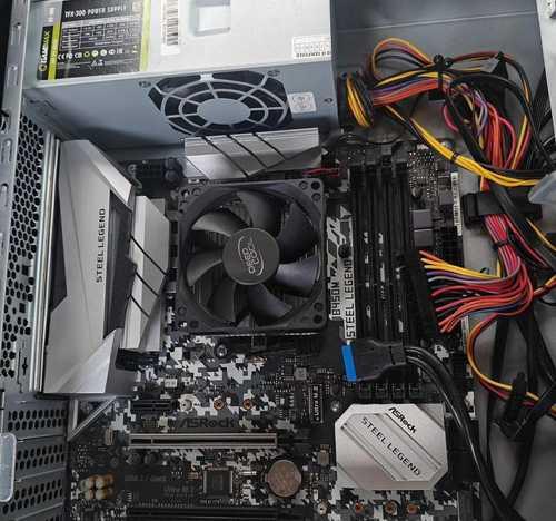 Asrock b450m steel legend   rayzen 3 2200g   8gb