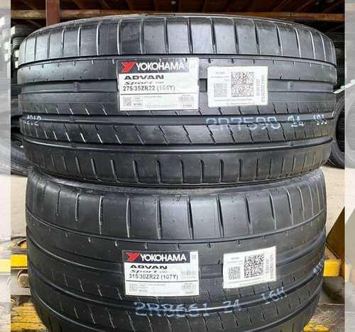 Yokohama Advan Sport V107 275/35 R22 и 315/30 R22 107Y