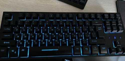 Игровая клавиатура Qcyber Tomahawk TKL black