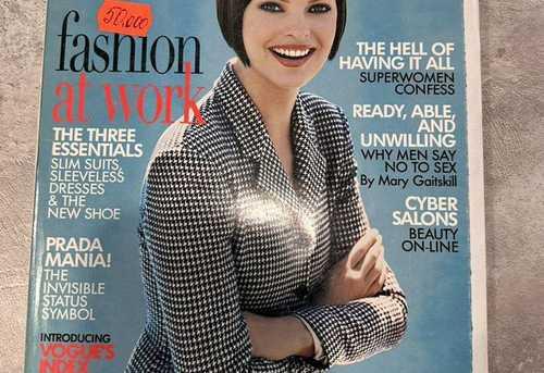 Журнал Vogue 1995 August Canada Linda Evangelista