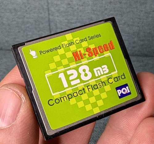 Карта памяти CF 128Mb CompactFlash PQI