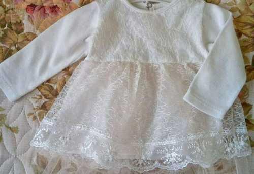 Детское нарядное платье 3-6 месяца