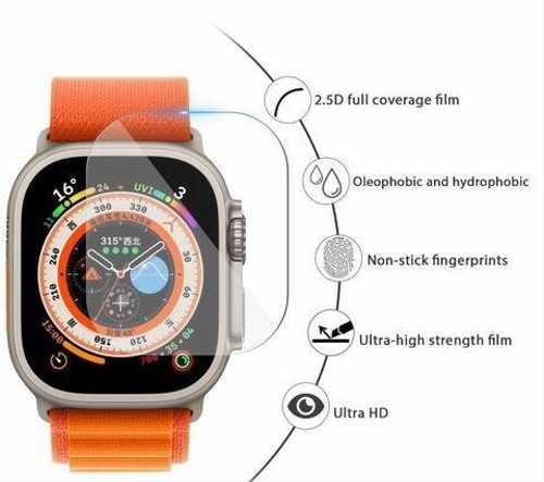 Гидрогелевая плёнка на Apple Watch Ultra
