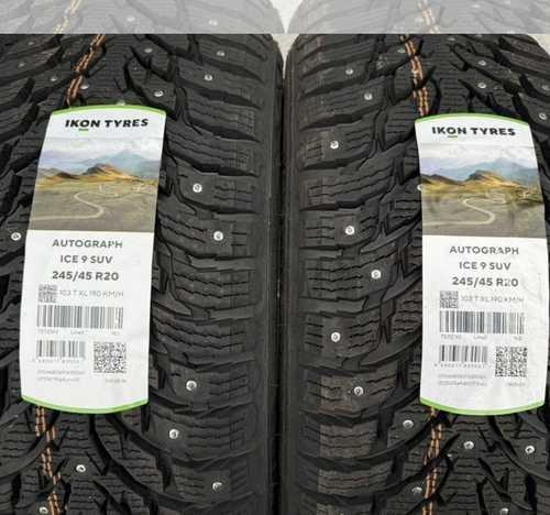 Ikon Tyres Autograph Ice 9 SUV 245/45 R20 и 275/40 R20 106T