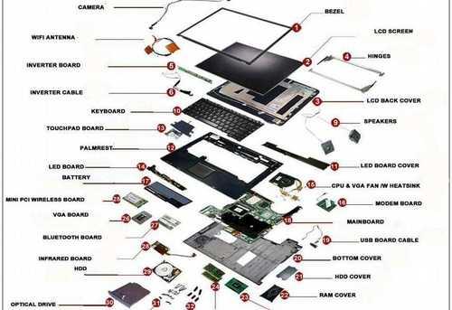 Запчасти для Acer Aspire 3820TG