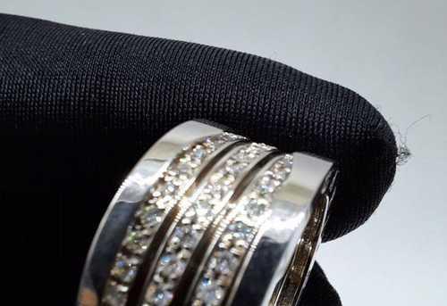 Золотое кольцо Bvlgari B.Zero 1 с бриллиантами