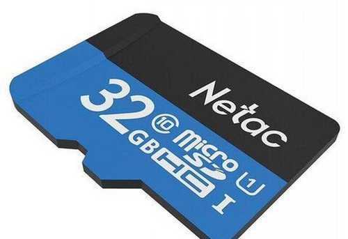 Карта памяти Netac microsdhc 32Gb + адаптер