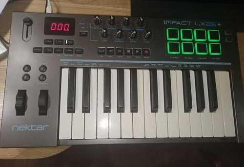 Midi клавиатура nektar impact lx25+