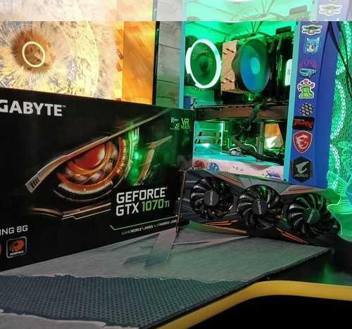 Видеокарта gtx 1070 ti 8gb gigabyte