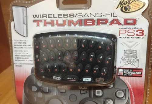 Беспроводная клавиатура Wireless ThumbPad ps3