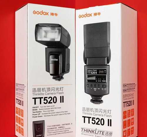 Накамерная вспышка Godox TT520II   синхронизатор