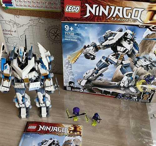 Lego Ninjago 71738 Робот Зейна