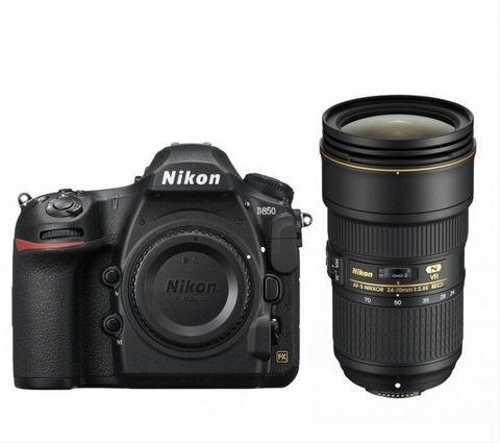 Nikon D850 KIT 24-70MM F/2.8E ED VR AF-S (Новый)