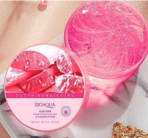 Гель для лица и тела Bioaqua Pink Aloe Vera