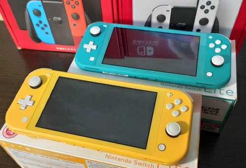 Новый Nintendo Switch Lite прошитый с чипом +256GB