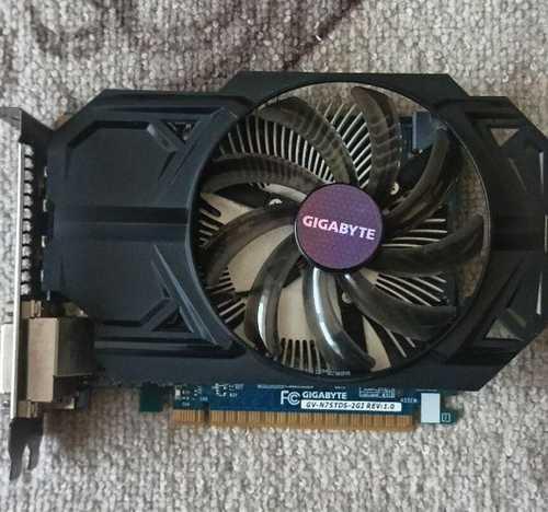 Видеокарта GTX 750ti 2gb