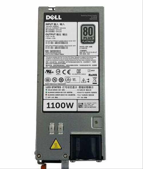 Блок питания Dell 1100Wt L1100E-S0 E1100E-S0 GYH9V