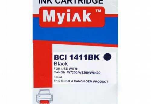 Картридж для canon BCI-1411Bk W7200/8200 black MyI
