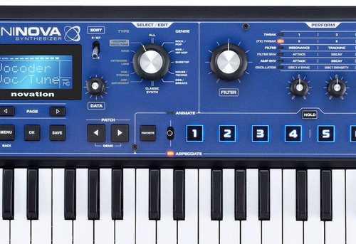 Novation MiniNova синтезатор с вокодером, 37 клави