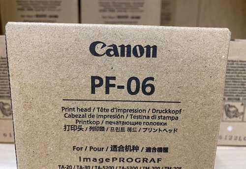 Печатающая головка canon pf 06