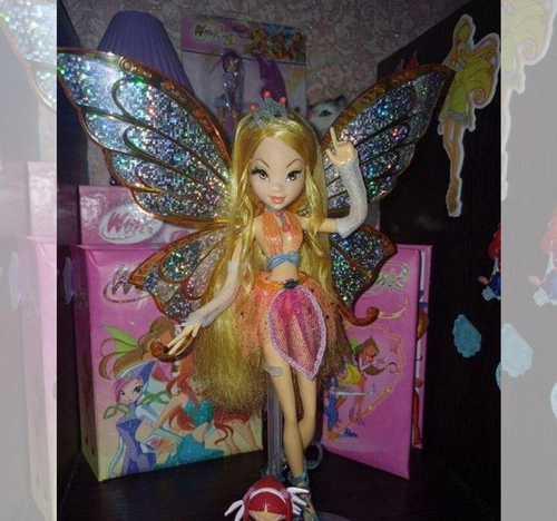 Кукла винкс winx mattel Стелла Глам Энчантикс