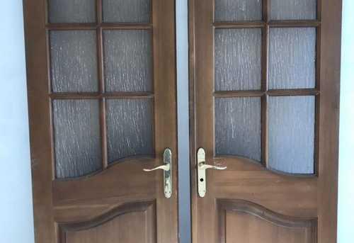 Дверь двойная межкомнатная высокая 211 см