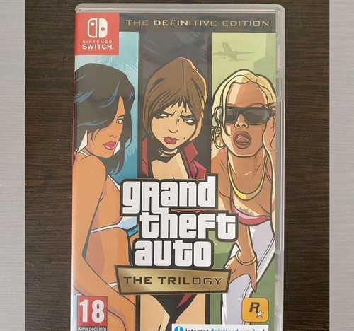 Игра GTA The trilogy на nintendo switch