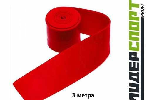 Эспандер-Лента латекс 7см х 2,0мм, дл: 3м, красная