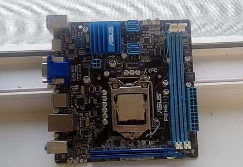 Материнская плата 1155 с процессором Intel