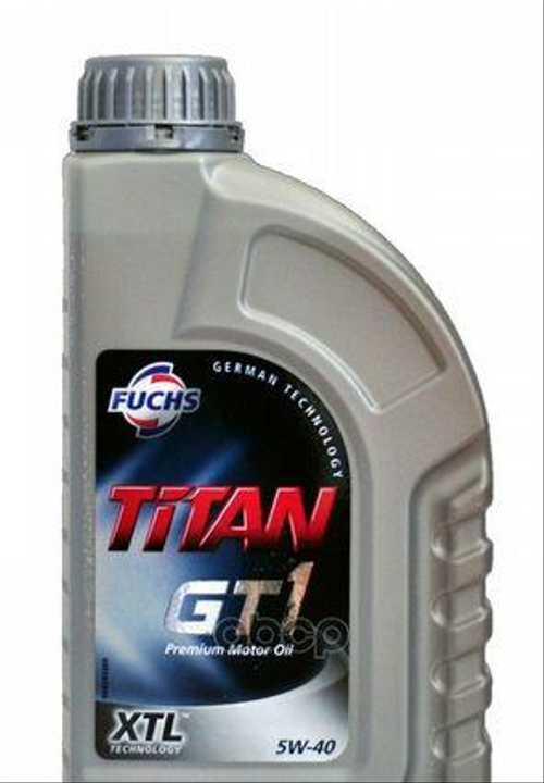 Масло моторное 1л titan GT1 5W-40 шт fuchs