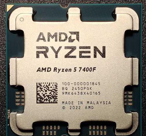 Новые AMD Ryzen 5 7400F   термопаста