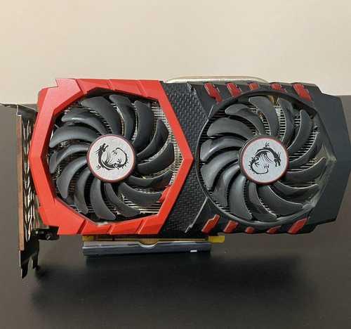 Видеокарта MSI GTX 1050TI gaming X 4Gb