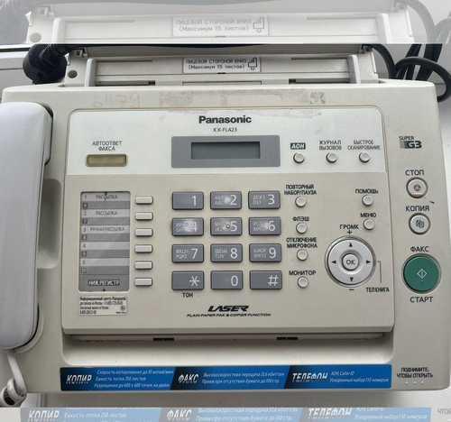 Факс panasonic kx-fl423