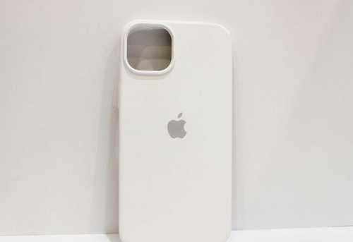 Silicone Case на iPhone 14 Plus Белый