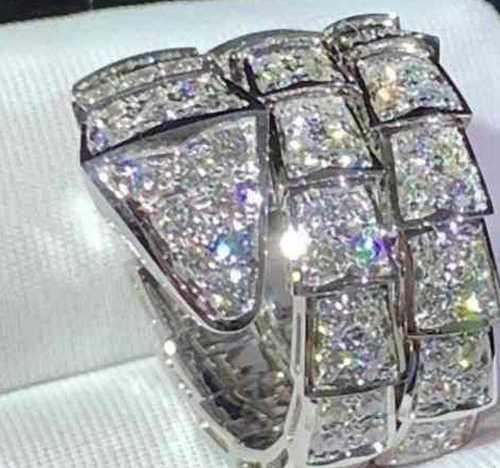 Кольцо Bulgari золото, бриллианты 2,493 ct