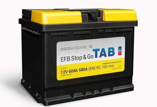 Аккумулятор Tab EFB 60 ah на Golf 7 для Start Stop