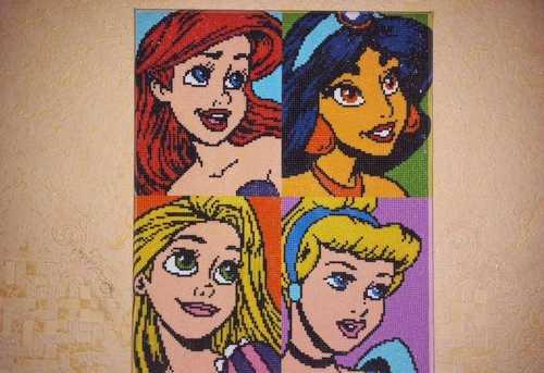 Картина Принцессы Дисней Disney алмазная мозайка